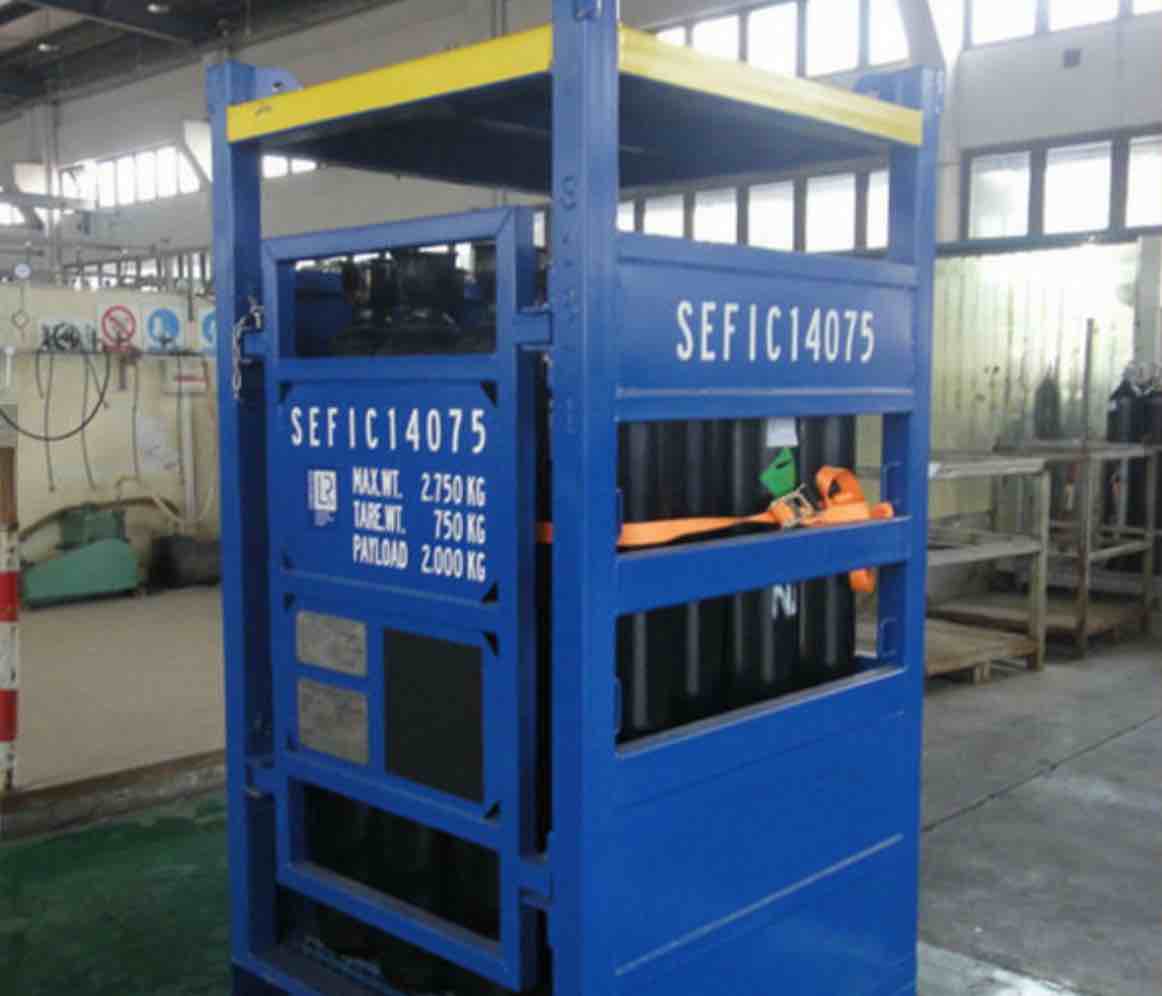 By GAS CYLINDER RACKS 12 CYLINDER STACK from GZ industrial Supplies Nigeria